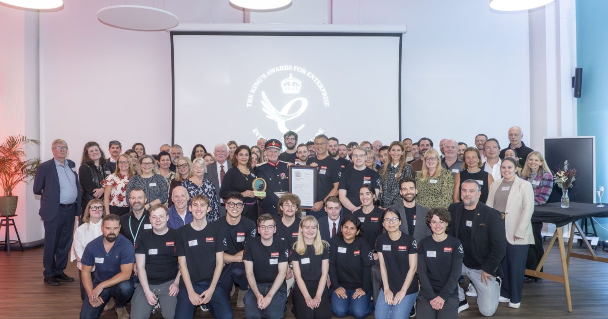 Fennex celebrates the presentation of the King’s Award for Enterprise ...